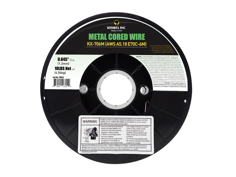 (Made in USA) E70C-6M .045 in. Dia 10lb. Metal Cored Welding wire | eBay