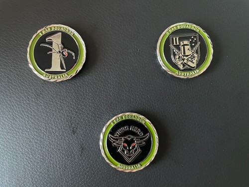 3 x Sabre SAS Squadrons all 3 Special Air Service SAS challenge coins ...