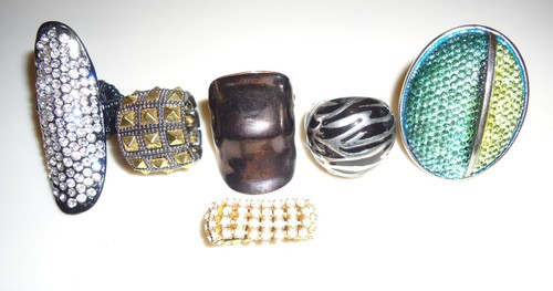 Set of 6 Assorted Stretch Rings | eBay