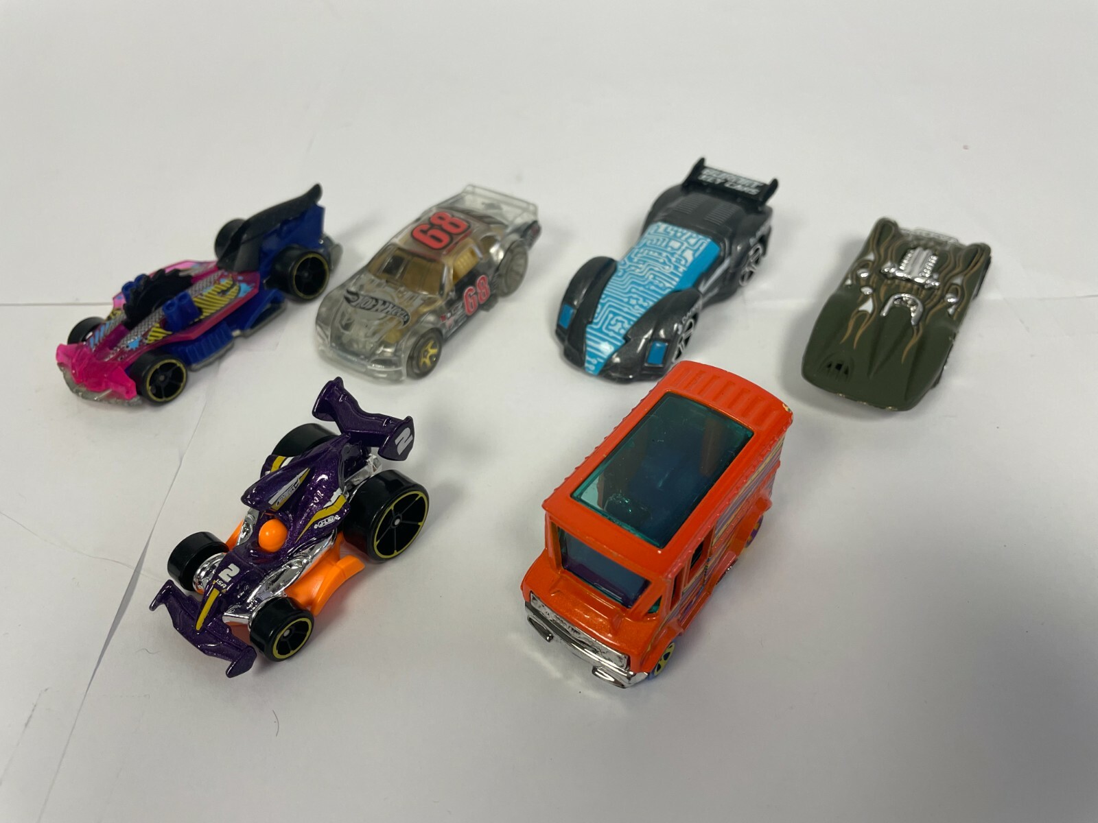 LOT x6 1/64 MatchBox Cars - Mixed Lot of Hot Wheels, Burnin' Key Cars ...