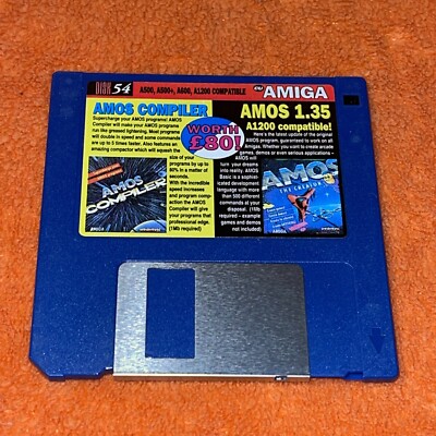 CU Amiga Magazine Cover Disk 54 AMOS COMPILER AND AMOS 1.35 | eBay