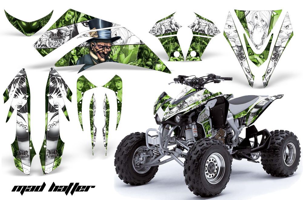 ATV Graphic Quad Decals Stickers For Kawasaki KFX450R 2008-2015 HATTER ...