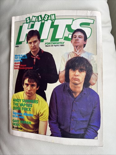 SMASH HITS Magazine March 20 1980 Police JOHN FOXX Vapors KATE BUSH ...