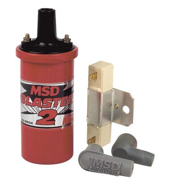 MSD Ignition Blaster 2 Coil Kit - 45000V, Oil Filled, Red - New ...