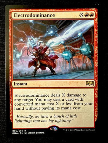 MTG Electrodominance Ravnica Allegiance 099/259 Regular Rare NM | eBay