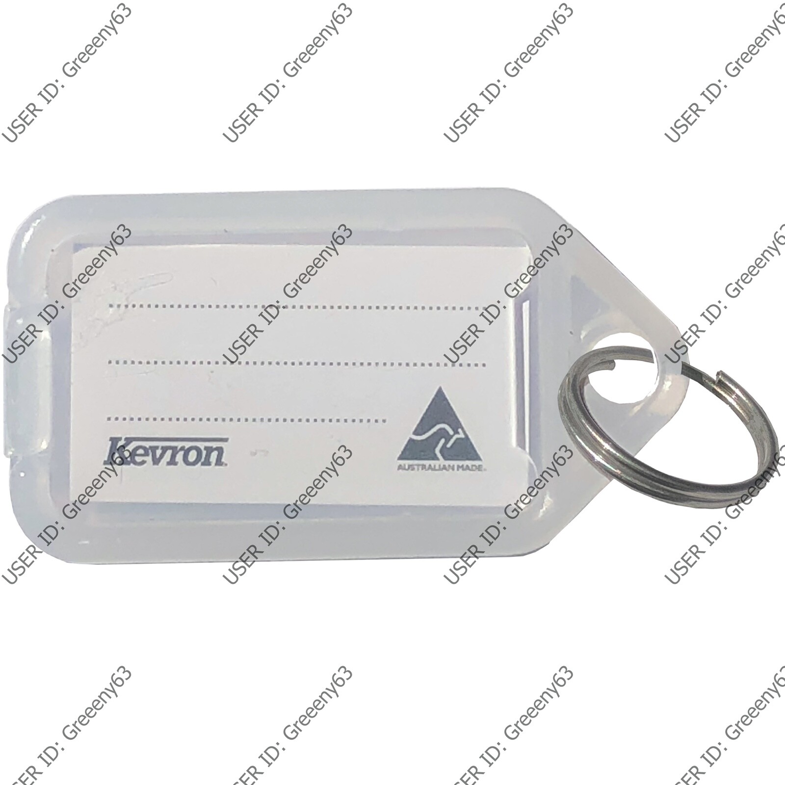 KEVRON Plastic Key Click Tags Labels Assorted Colours Fobs Card ID ...