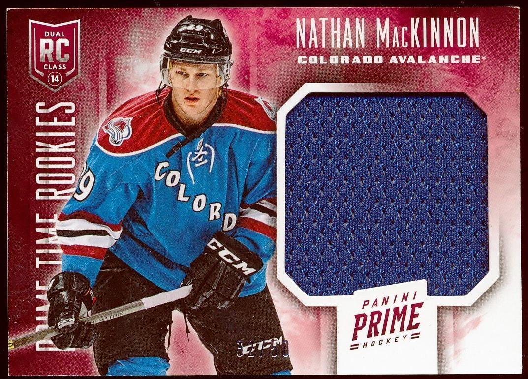 2013-14 Panini Prime - Primetime Rookies Nathan MacKinnon #RK-NMK /50 ...
