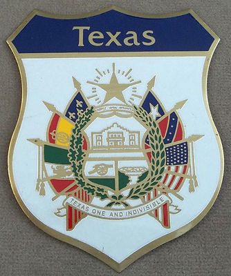 Texas Legislative Medal Of Honor Self Adhesive Metal Emblem Enamel ...