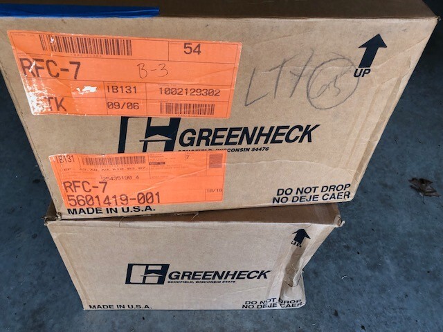 Greenheck RFC-7 FLAT ROOF WITH CURB CAP ~~NEW OPEN BOX | eBay
