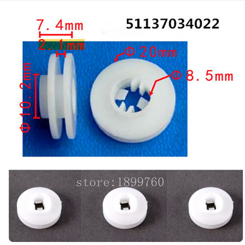 50x for Mini Cooper R50 R52 R53 Clip For Wheel Arch Trim 51137034022 | eBay