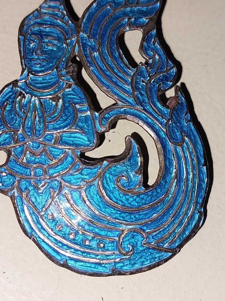 Superb Vintage (Pre 1939) Sterling Silver And Enamel Siamese Brooch ...
