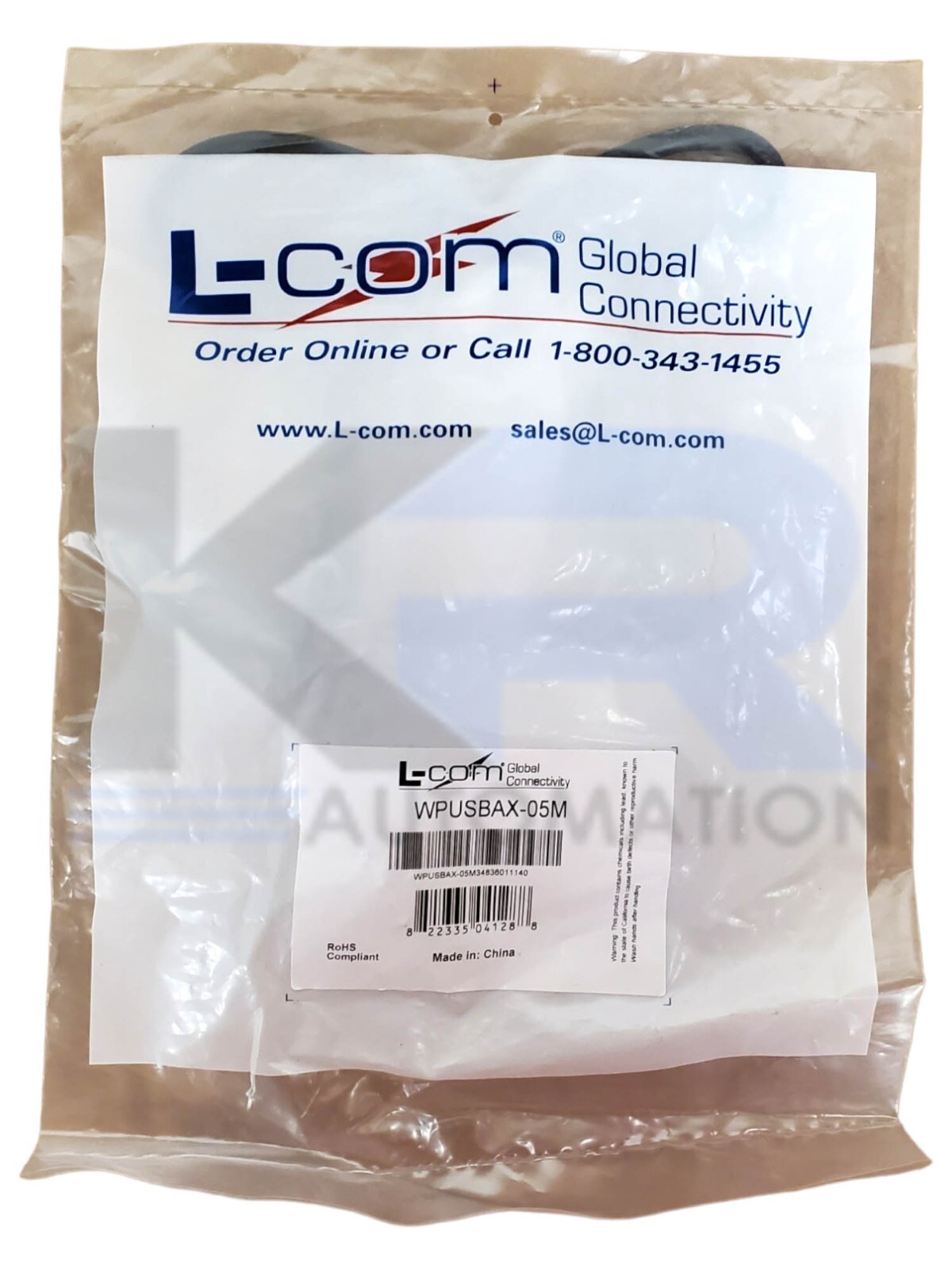 L-com Waterproof Panel Mount USB Cable Type a Wpusbax-05m for sale ...