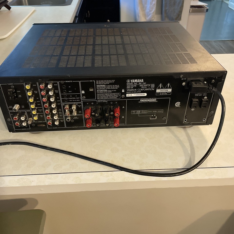 Yamaha Rx-797 Receiver w/ Power Cord. Great Condition! | eBay