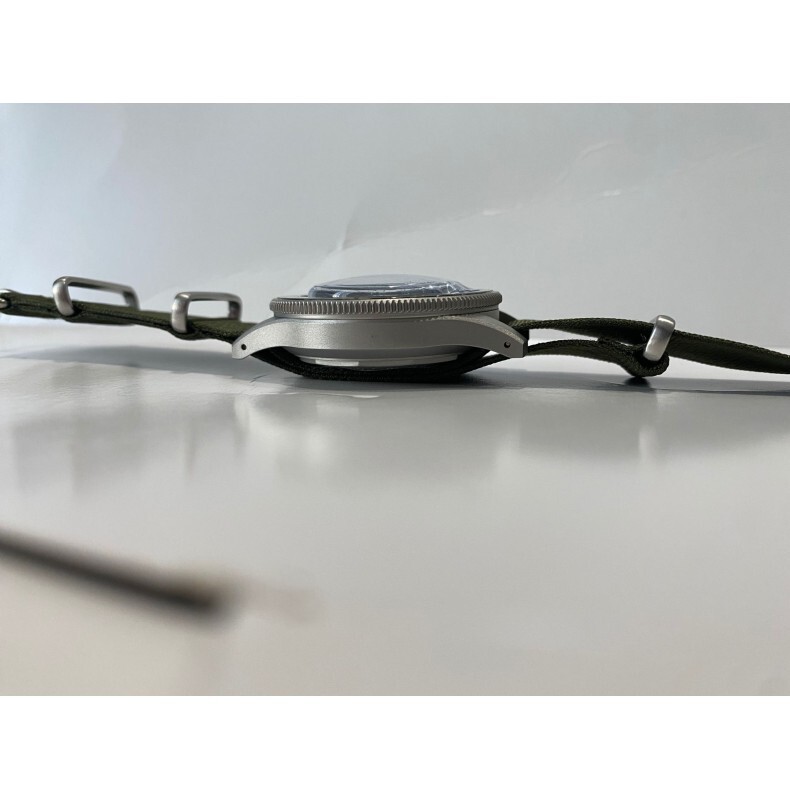 Walter Mitt Sea Wolf Sahara Steel Matt Automatic Military Men's Watch ...