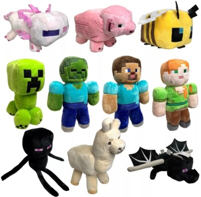 Official Licensed Minecraft Soft Toys - 30cm Minecraft Movie Plush ...