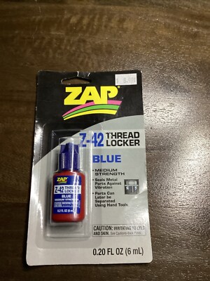 Zap Z-42 Blue Medium Strength Threadlocker -0.20 OZ - 11730086 | eBay