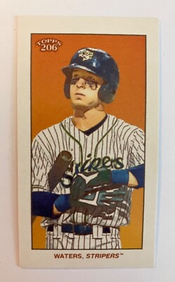 2021 Topps T206 Drew Waters Braves_Cycle back /25 | eBay