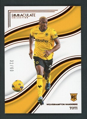 2023-24 TOTI 32/60 PANINI IMMACULATE COLLECTION PREMIER LEAGUE ROOKIE ...