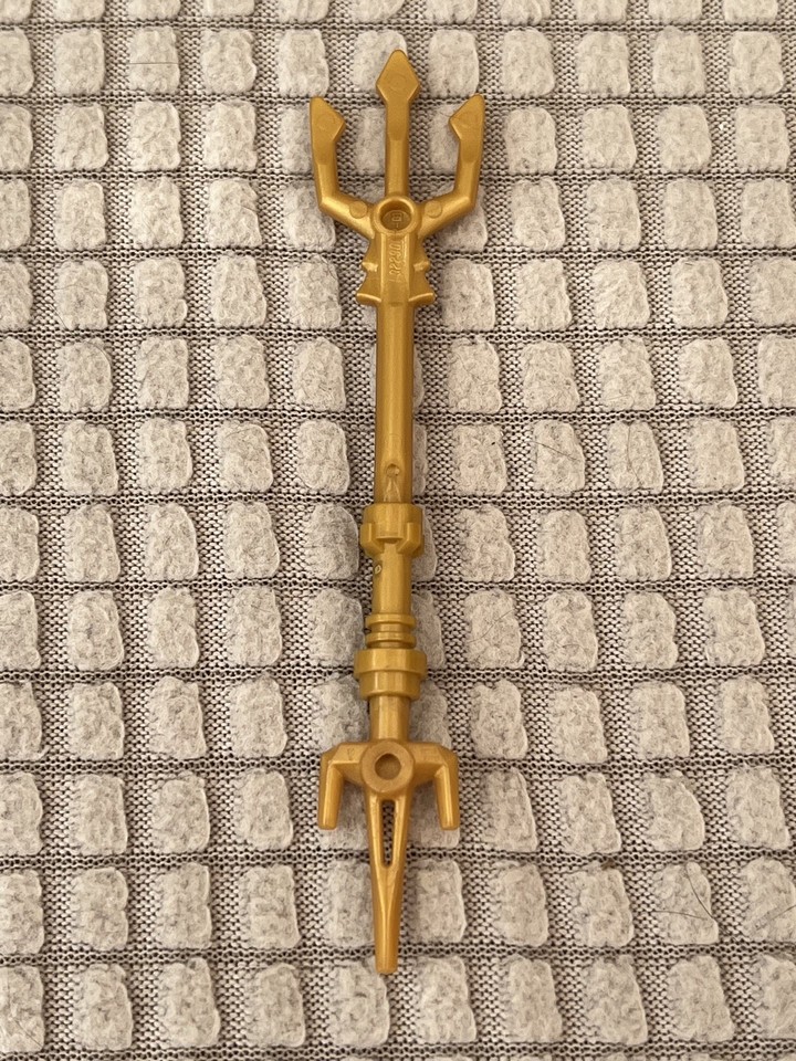 LEGO Prince Kalmaar Minifigure njo697 Pearl Gold Trident Ninjago ...