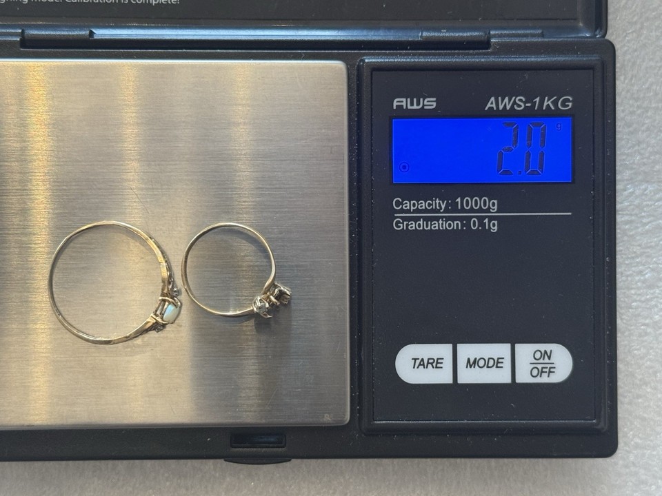 Lot Of (2) 10k Gold Rings 2 Grams Total Weight | eBay