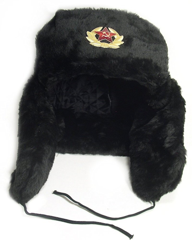 Russian Ushanka Hat Authentic Russian Military Ushanka Hat - Camel ...
