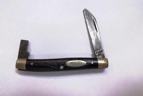 Case XX 6233 Rough Black Pen Knife Damaged Blades c 1950s | eBay