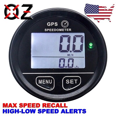 GPS Speedometer odometer atv utv motorcycle marine boat buggy golf go ...
