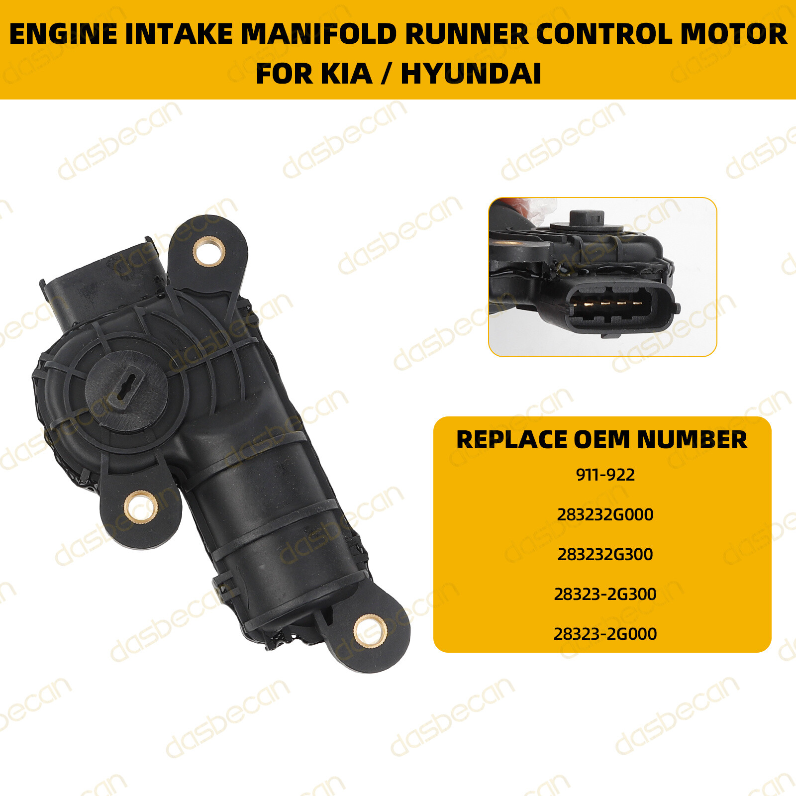 Engine Intake Manifold Runner Motor for Hyundai Santa Fe Kia 2010-12 ...