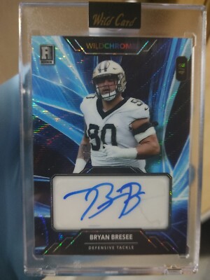 Bryan Breese Wild Card Wild Chrome Rookie Auto 4/8 | eBay