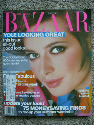 1983 HARPERS BAZAAR Paulina Porizkova Jerry Hall Bitten Knudsen Barbara ...