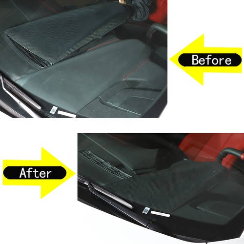 Real Carbon Fiber Speed meter Upper Cover Frame For Corvette C8 2020 ...