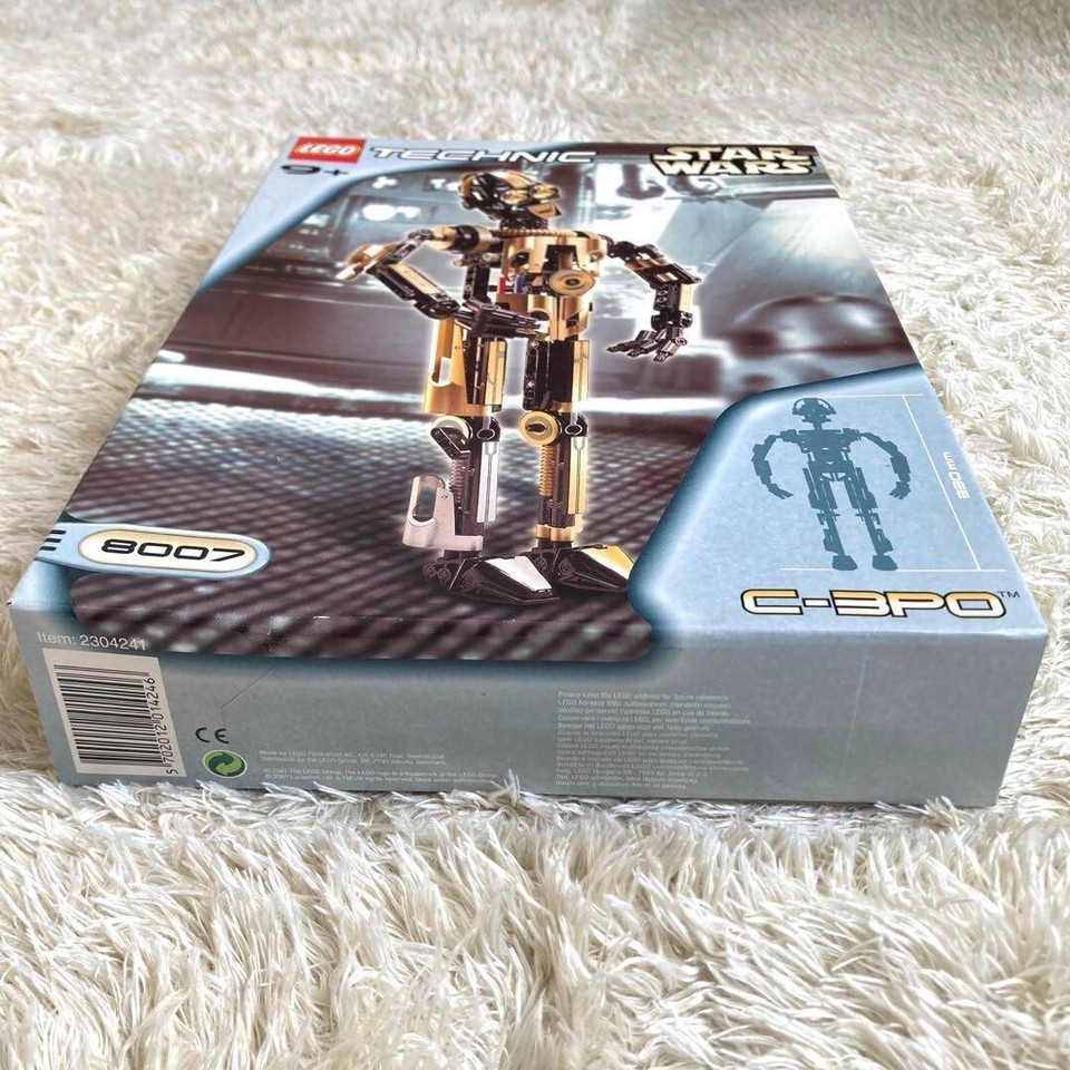 LEGO 8007 Technic Star Wars C-3PO 2001 Droid Series & 8009 R2-D2 Sealed ...