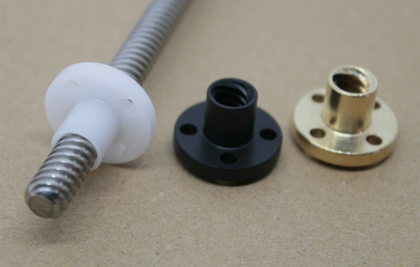 T8 8mm Lead Screw Nut T8*8 - Brass / Acetal(POM) - for CNC Machine / 3D ...