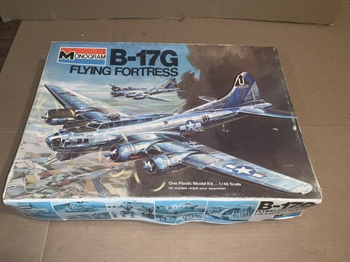 Vintage Monogram B-17G Flying Fortress 1/48 Scale Model Kit #5600 | eBay