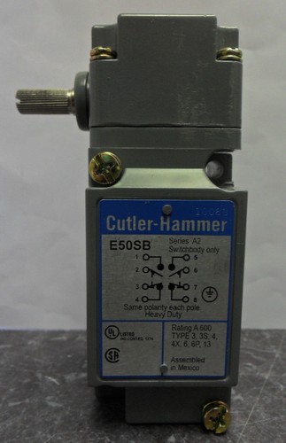 Nice Cutler Hammer E50BR19 Lo Temp E50BR1 Limit Switch E50SB + E50DR19 ...