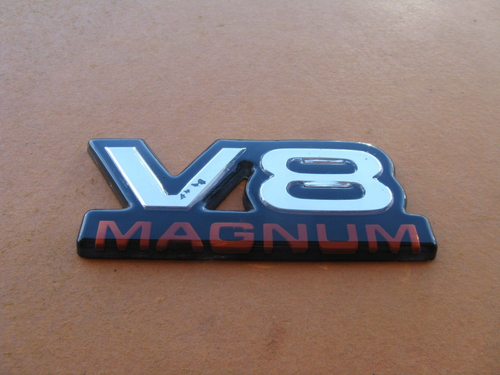 94 95 96 97 98 99 00 01 DODGE RAM V8 MAGNUM SIDE EMBLEM LOGO BADGE SIGN ...