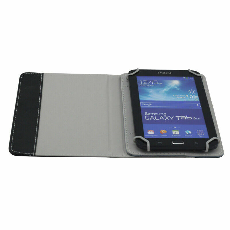 For 7" 8" 9.6" 9.7"10.1" Inch Android Tablet Universal Leather Stand ...