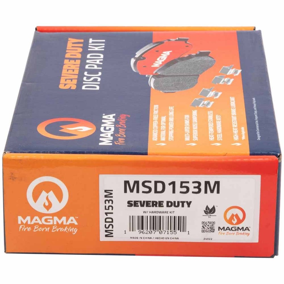 For Chevy P20 Workhorse FasTrack FT1601 1975-2023 Magma Front Brake Pad ...