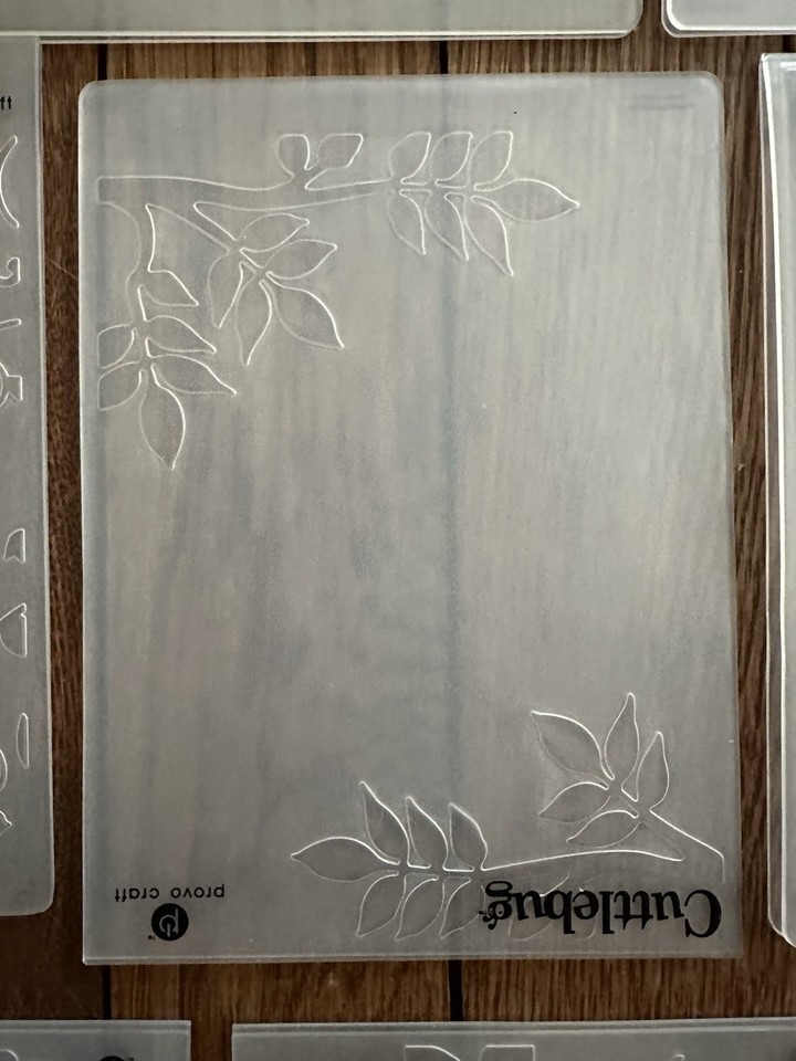 Lot Of 11 Cuttlebug Embossing Folders | eBay