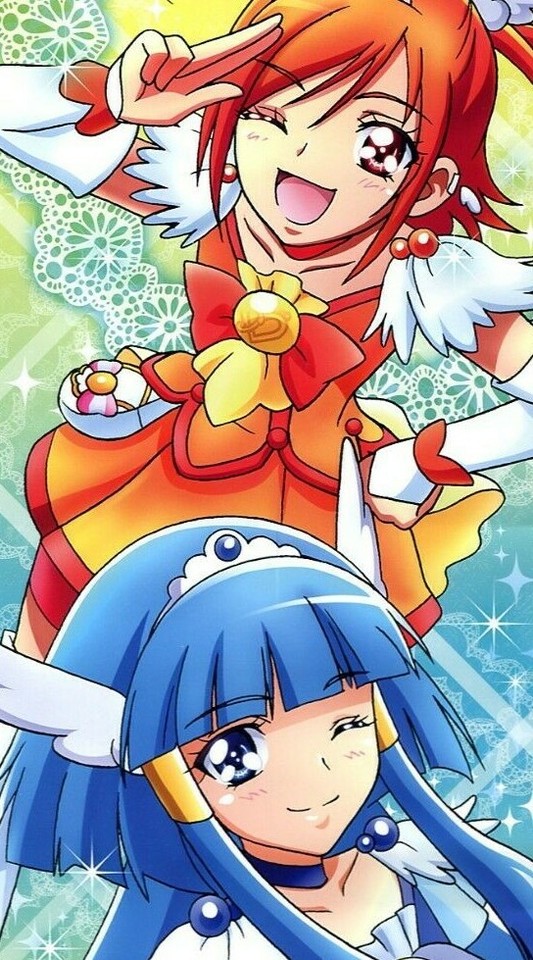 poster Smile Precure Pretty Cure Glitter Force anime Aoki Reika Chloe ...