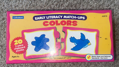 Lakeshore Early Literacy Match-Up Colors JJ213 | eBay