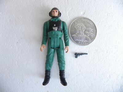 Vintage Kenner Star Wars POTF 17 A-Wing Pilot Complete Figure Coin All ...