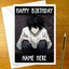 DEATH NOTE Personalised Birthday Card - A5 japanese anime light kira L ...