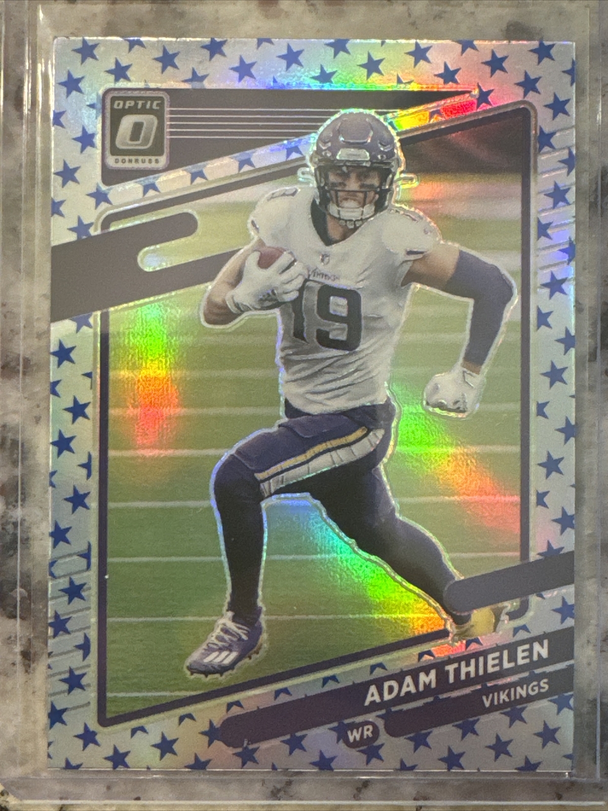 2021 Donruss Optic Adam Thielen Star Emoji Parallel SSP Prizm Minnesota Vikings | eBay