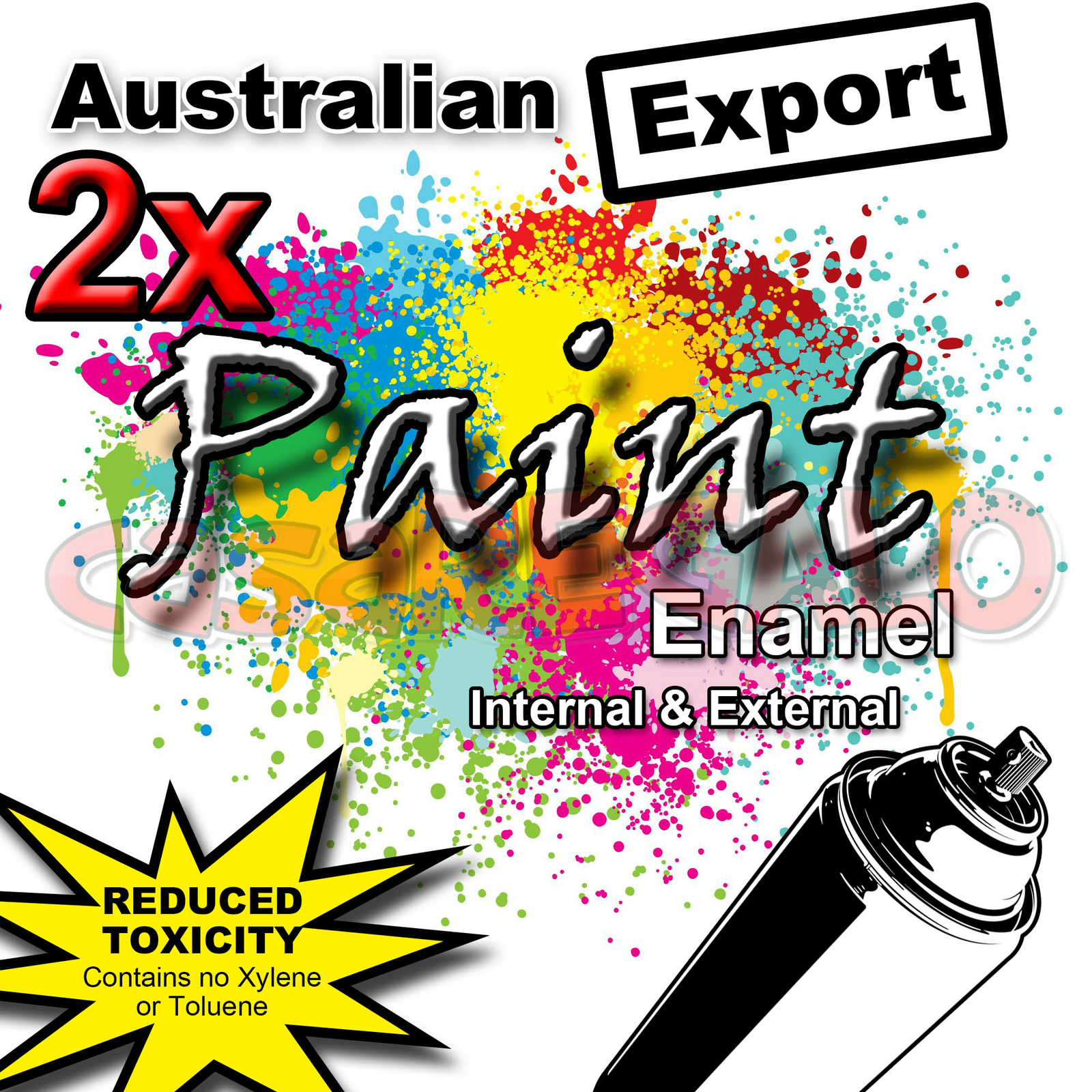 2x Australian Export Spray Paint Cans 250gm Fast Shipping 34 colours | eBay