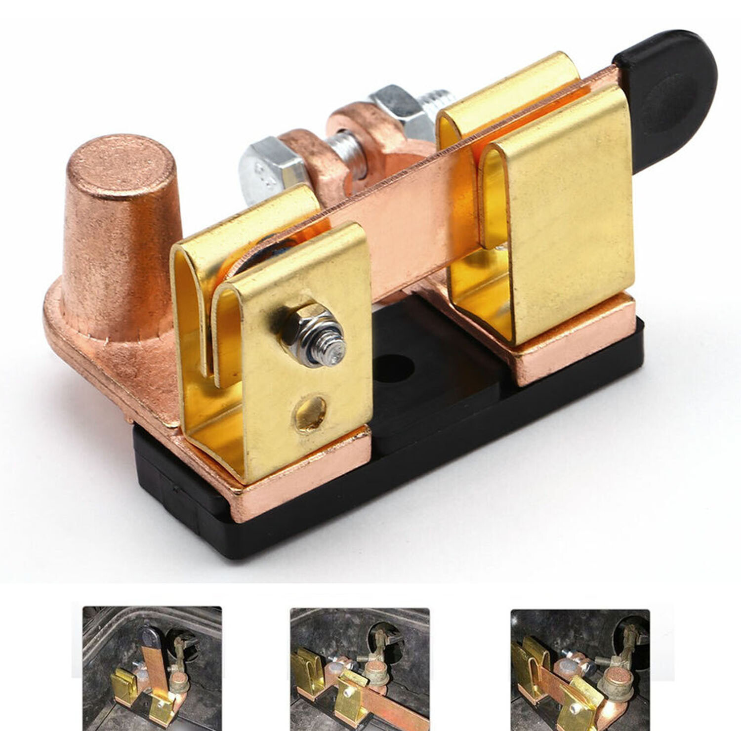 Knife Blade Switch Battery Disconnect Top Post HEAVY DUTY SHUT OFF Car ...