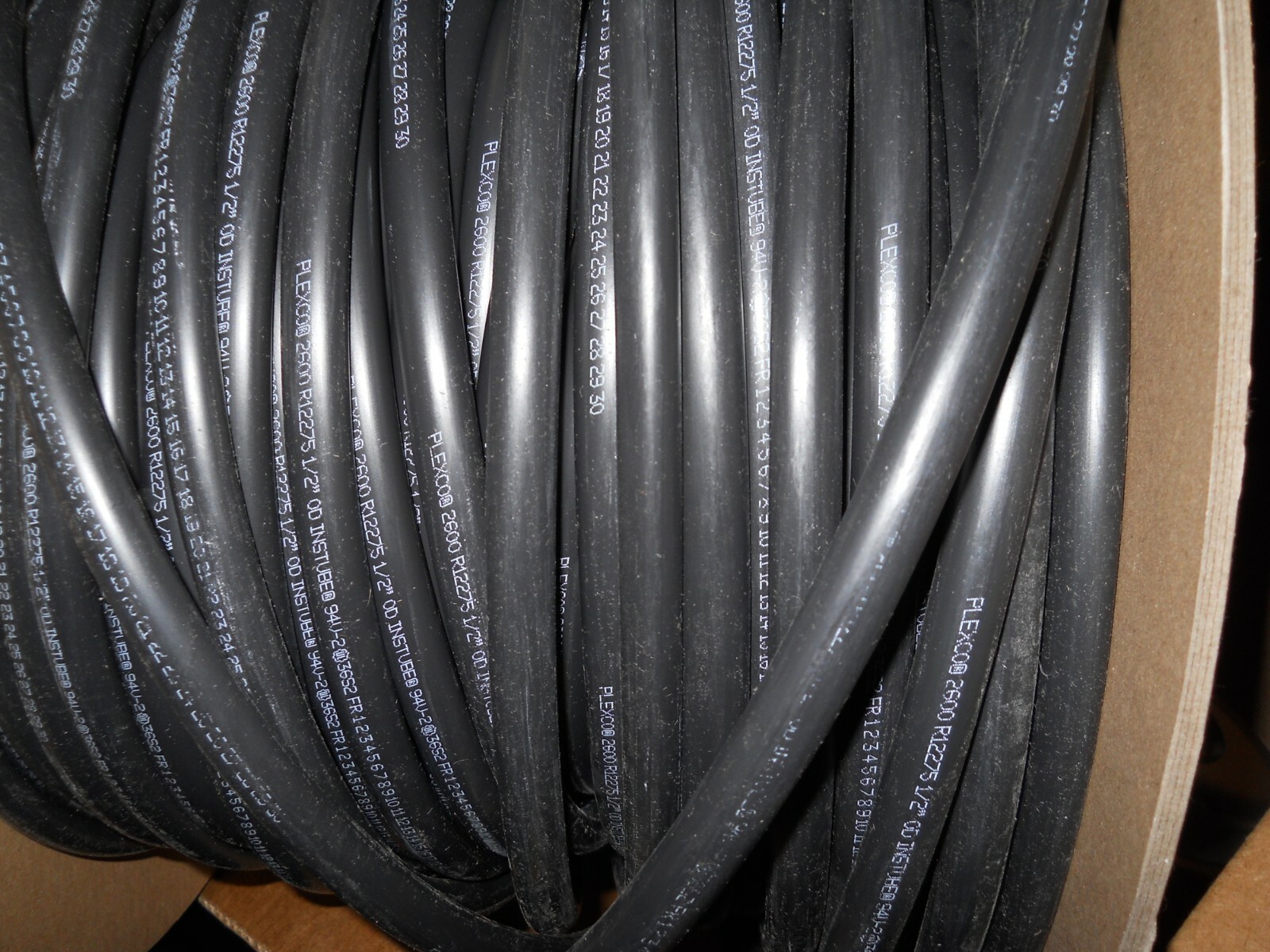 1/2" Plexco Pneumatic Tubing - Black, 250' | eBay