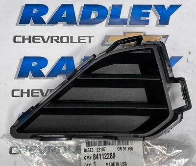 NEW GM OEM CHEVROLET RIGHT- GRILL COVER- GENERAL MOTORS GMC 84112289 | eBay