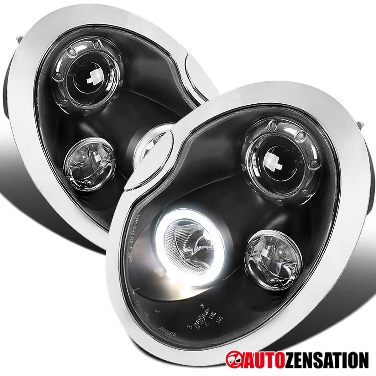 Fit 2002-2006 Mini Cooper R50 R53 05-08 R52 LED Halo Projector ...