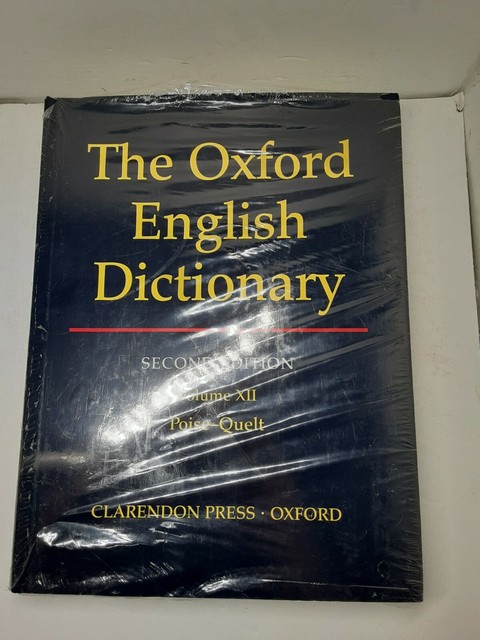 The Oxford English Dictionary (1989, Hardcover, Revised edition) for ...